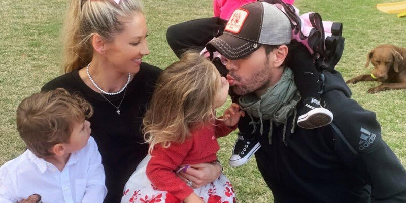 ¡Alegría total! Enrique Iglesias y Anna Kournikova dan la bienvenida a ...